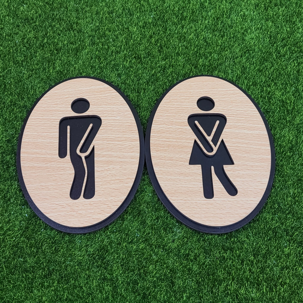 TOILET SIGNAGE FOR MEN AND WOMEN | Shopee Malaysia