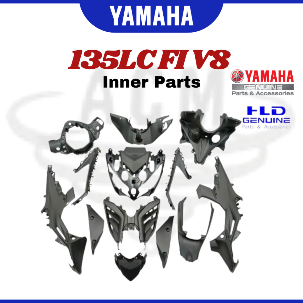 YAMAHA 135LC V8 Fi 100% ORIGINAL LC NEW V8 Full Set Inner Non Color ...