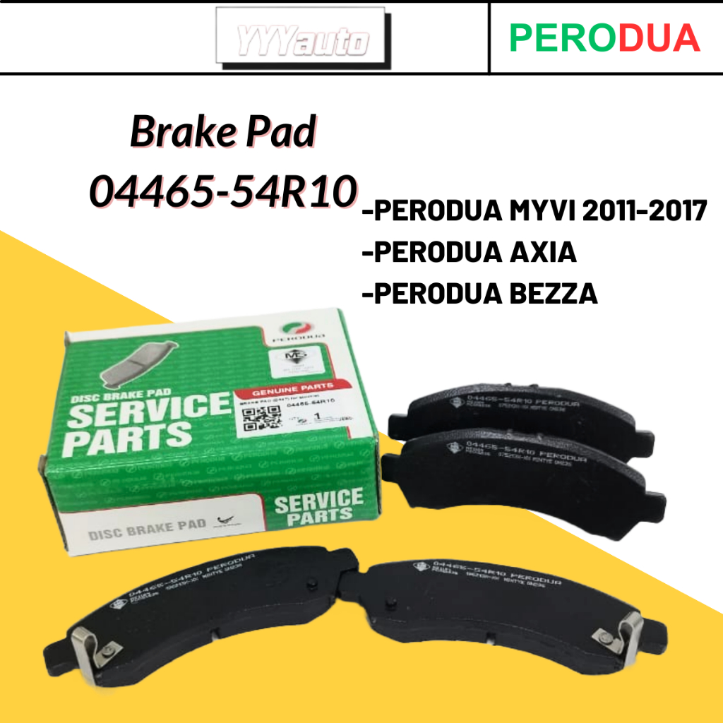 ORIGINAL Disc Brake Pad Front Depan SET- PERODUA MYVI LAGI BEST / ICON ...