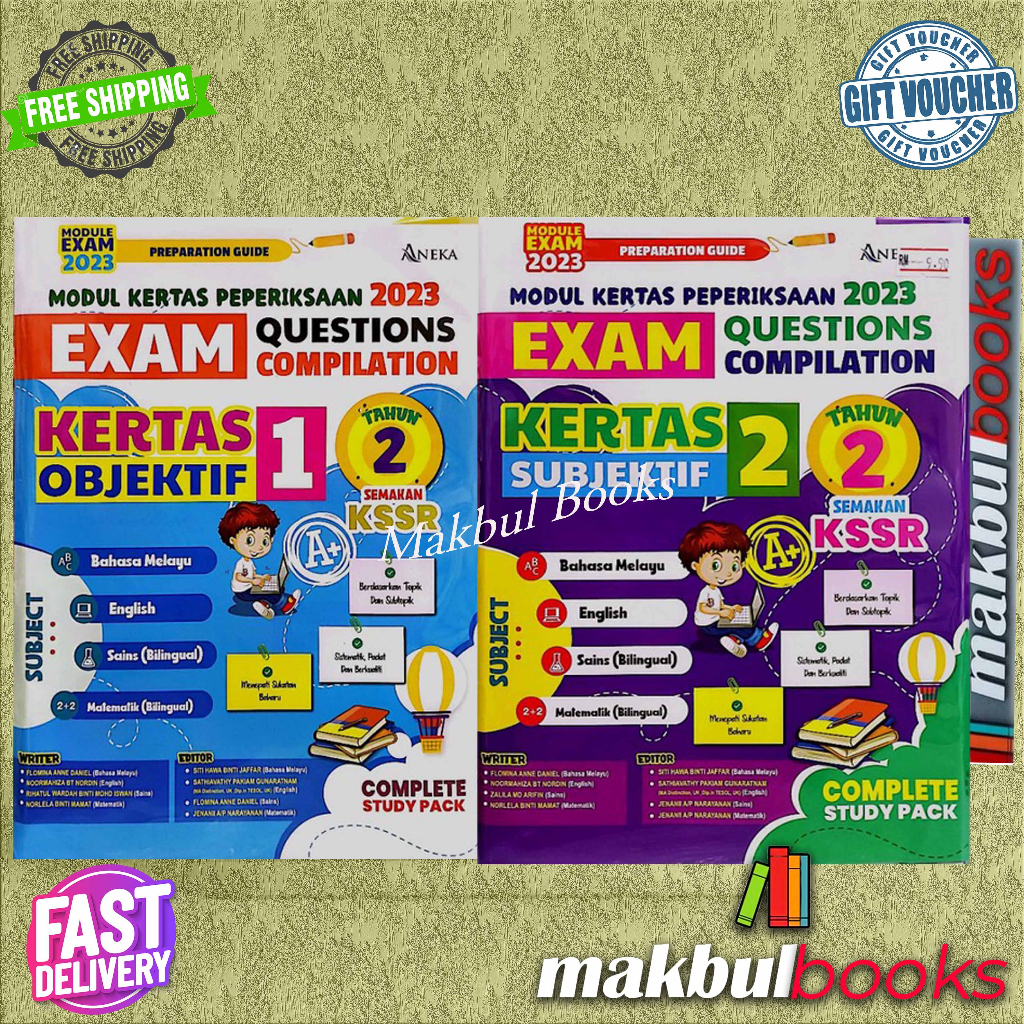ANEKA: MODUL KERTAS PEPERIKSAAN 2023 / EXAM QUESTIONS COMPILATION TAHUN 2 KERTAS OBJEKTIF ...