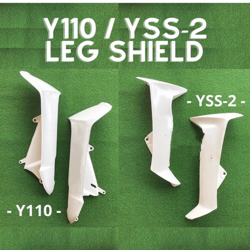 Yamaha Y110 / YSS / YSS2 Leg Shield WHITE Front Cover , Kepak PUTIH SS ...