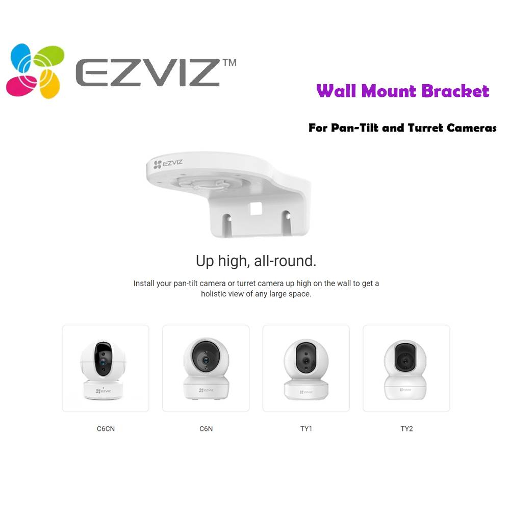 EZVIZ WALL MOUNT L BRACKET Compatible with EZVIZ C6 Series and the C4W ...