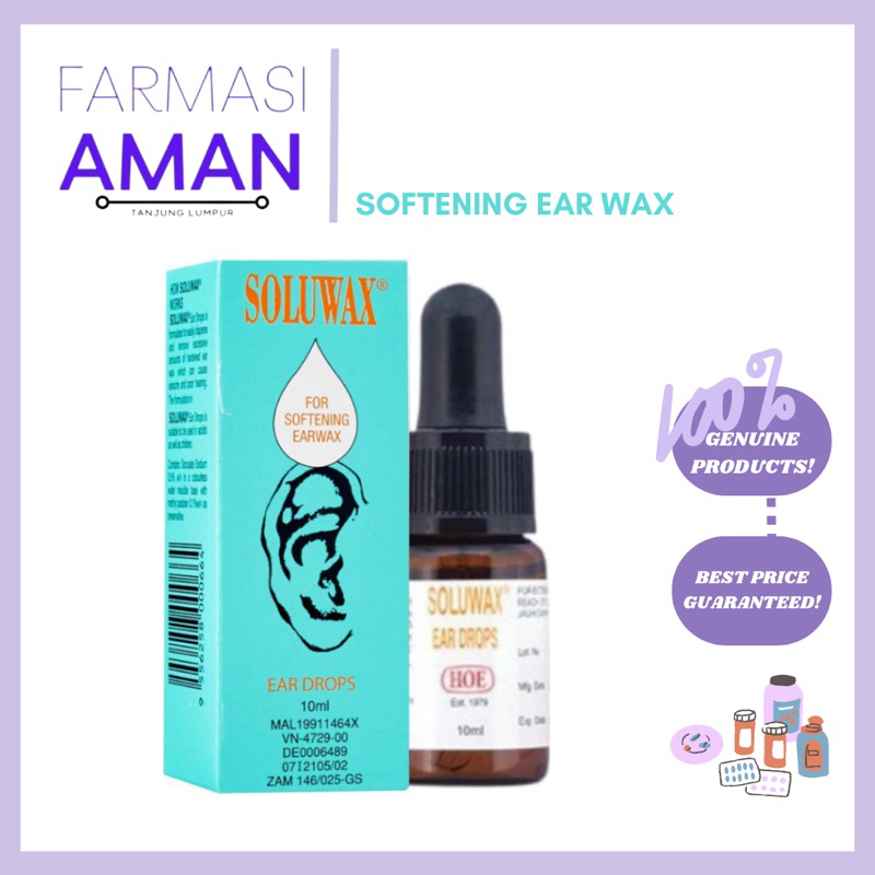 Soluwax Ear Drops 10ml | Shopee Malaysia