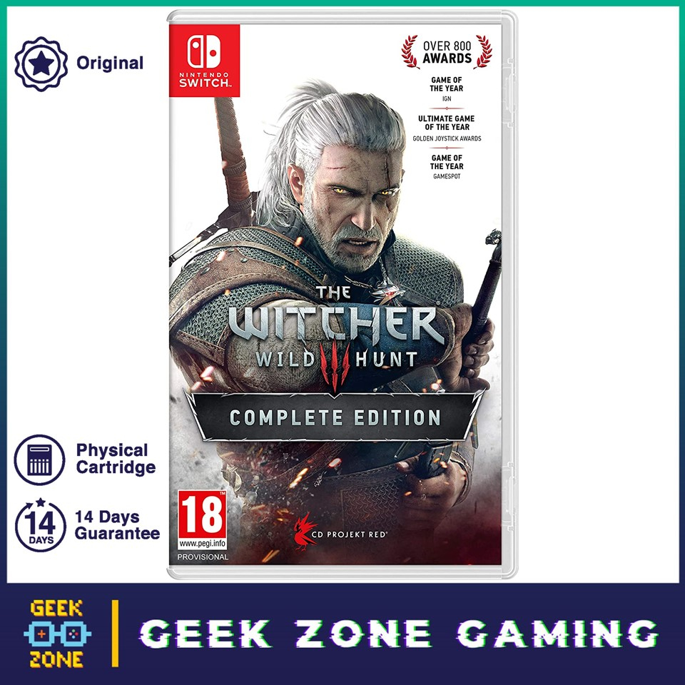 Nintendo Switch The Witcher 3 Wild Hunt Complete Edition (English/Chinese) | Shopee Malaysia