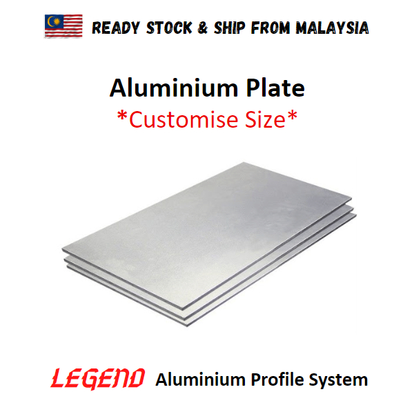 Customized Size Aluminium Plate 1mm, 1.5mm, 2mm, 3mm, 4mm | Shopee Malaysia