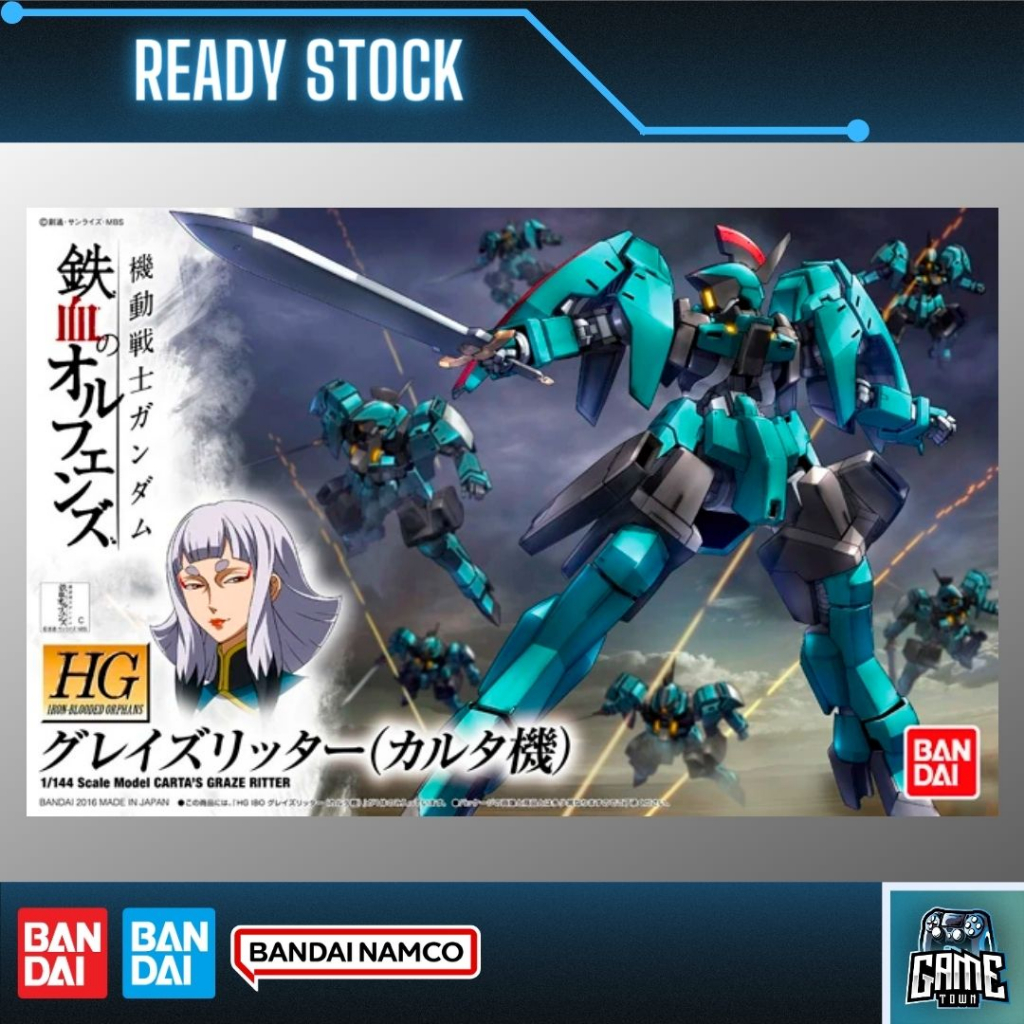 Bandai HG IBO 1/144 017 EB-06rs Graze Ritter (Carta Issue Custom ...