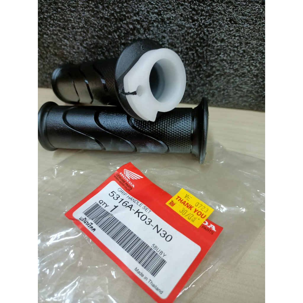HONDA DASH125I ORIGINAL HANDLE GRIP SET 5316A-K03-N30 (MADE IN THAILAND ...