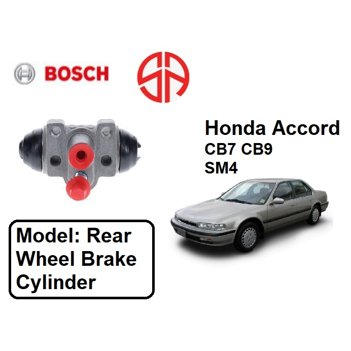 Honda Accord SM4 Wheel Brake Cylinder Rear Brake Drum CB CB7 CB9 F20A ...