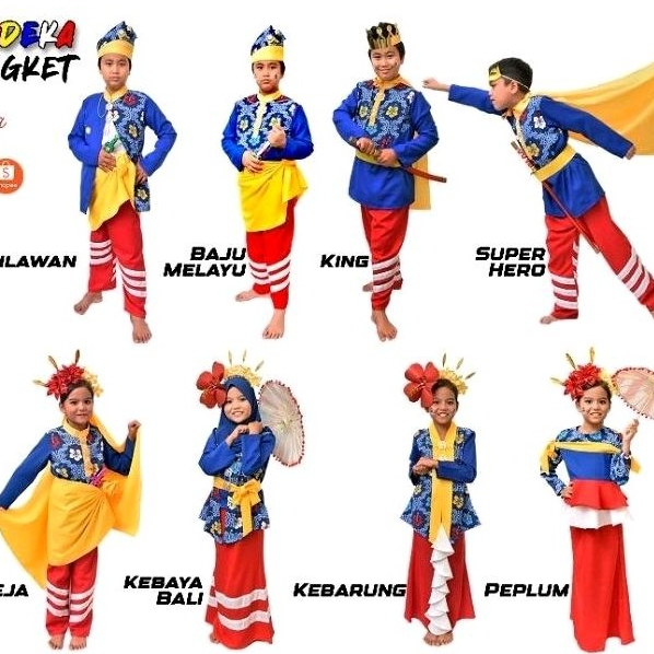 BAJU MERDEKA / BAJU BENDERA KANAK-KANAK | Shopee Malaysia