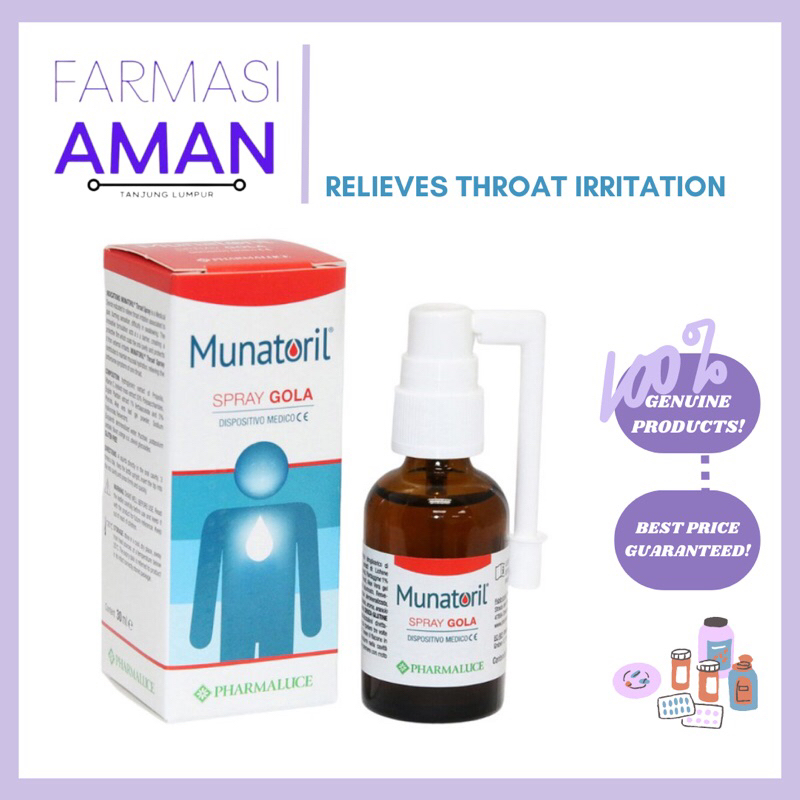 Munatoril Throat Spray Gola 30ml | Shopee Malaysia