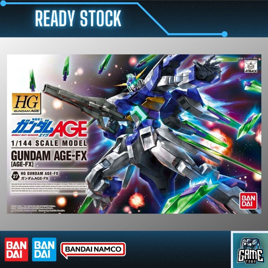 Bandai HG AGE 1/144 027 AGE-FX Gundam AGE-FX | Shopee Malaysia