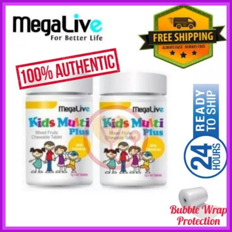 MEGALIVE KIDS MULTI PLUS (2X60'S) | Shopee Malaysia