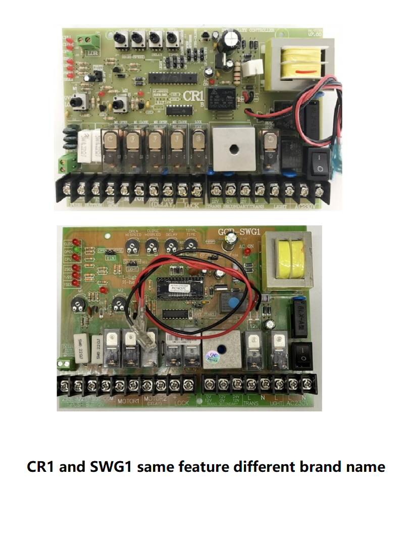 LIVE CR1 SWG S1 L5000i S3 CR3 Autogate Swing Arm / Underground Control ...