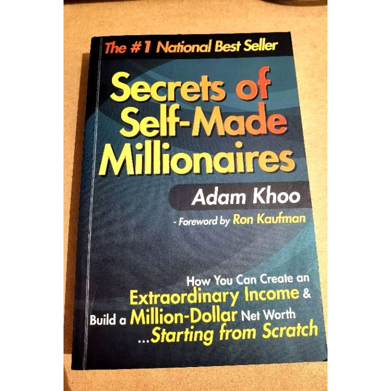 Secrets Of The Self Made Millionaire Book By Adam Khoo | Shopee Malaysia