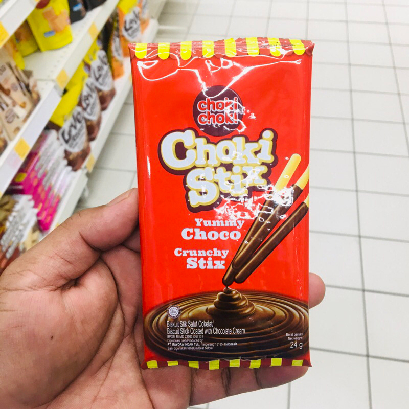 Choky Stick Yummy Choco 12s Crunchy stick 24g | Shopee Malaysia