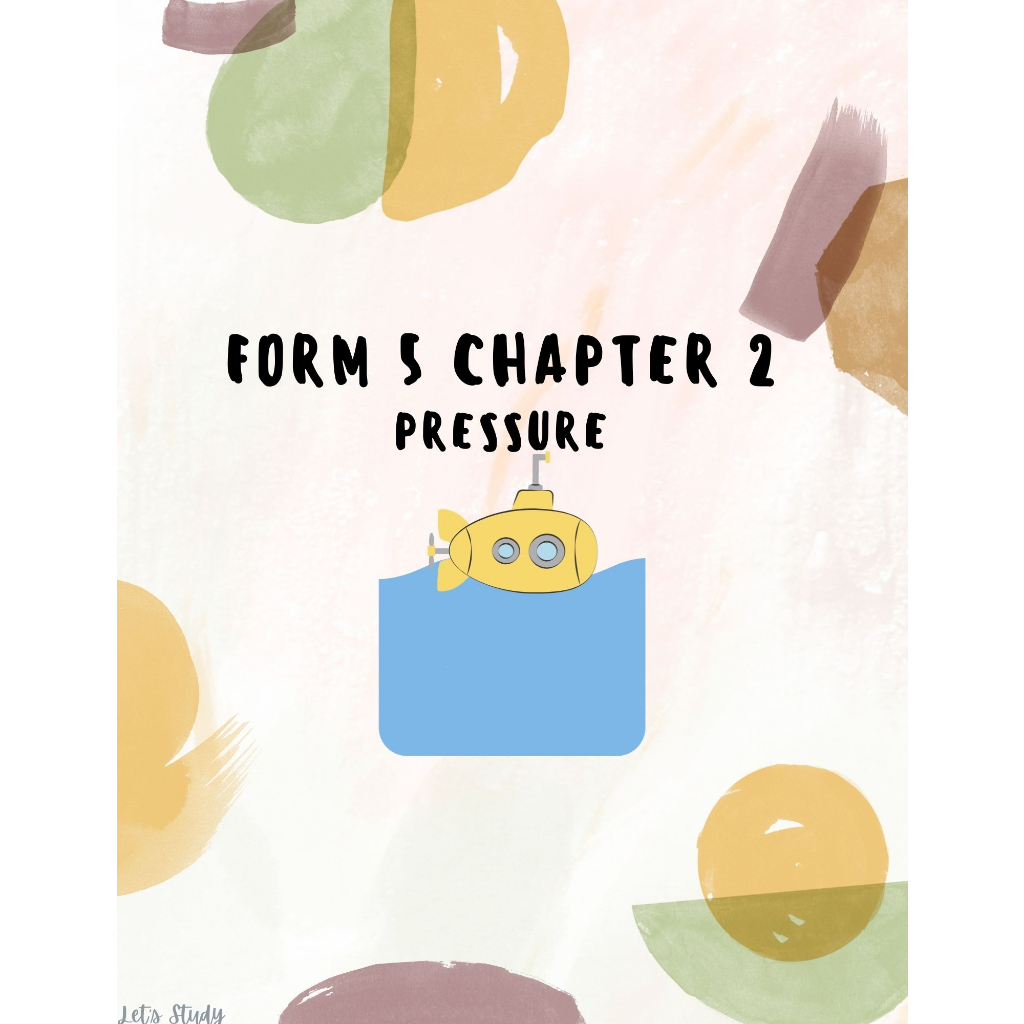 SPM Physics Form 5 Chapter 2: Pressure - notes from A+ scorer | Shopee ...