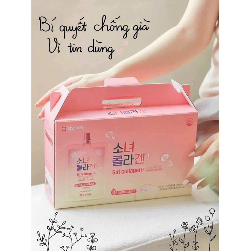 [Ready stock ]Girl Collagen Korean Skin Beauty Box Of 10 bags | Shopee ...