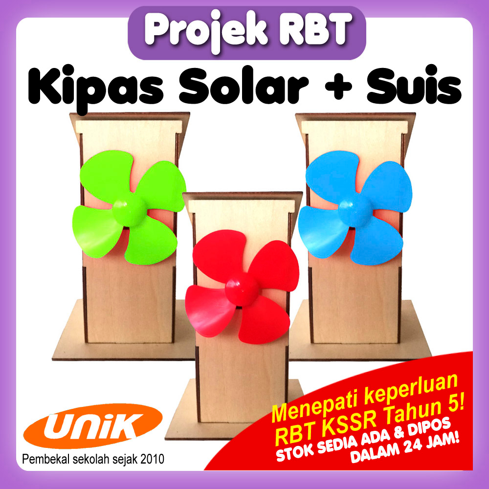 [UNIK] Projek RBT KSSR - Kipas Elektrik / Kipas Solar DIY - STEM Reka ...