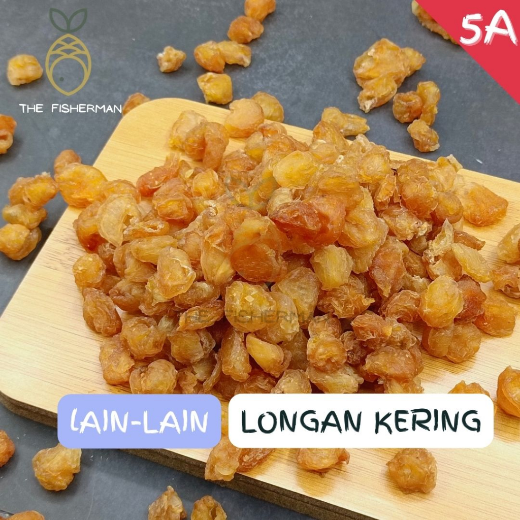 Thailand Dried Longan 1kg Pure Golden Dried Longan Halal 泰国龙眼 桂圆肉 桂圓 ...