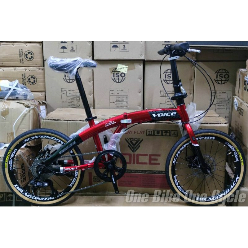 Voice Prime 3.0 20 406 Folding Bike 9 Speed Shopee Malaysia