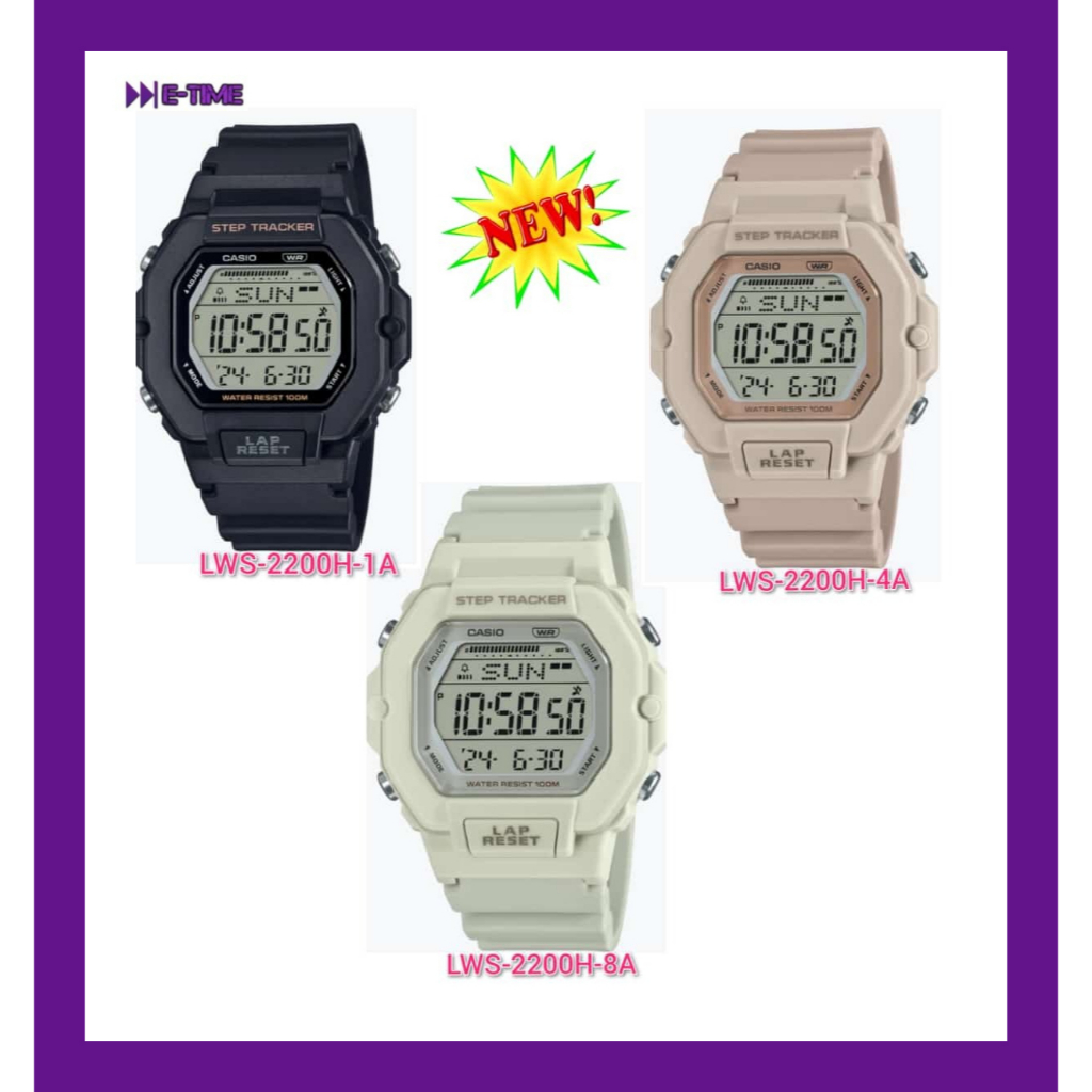 Casio LWS-2200H Series Watch Original & Genuine ( 1 YEAR WARRANTY ...