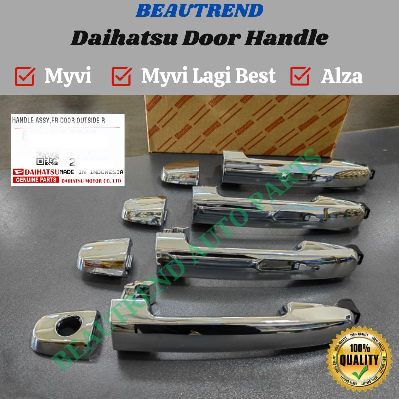 Perodua Alza Myvi Door Handle Chrome Set Brand Daihatsu Myvi SE 1 SE 2 ...