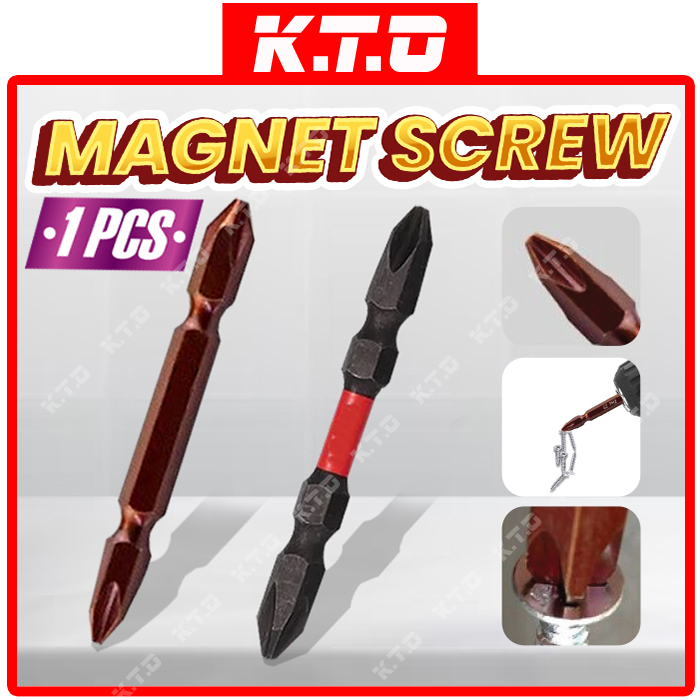 1PCS Magnetic Screw Driver Power Driver Bits PH2 6.3X65MM / Bit Pemutar ...