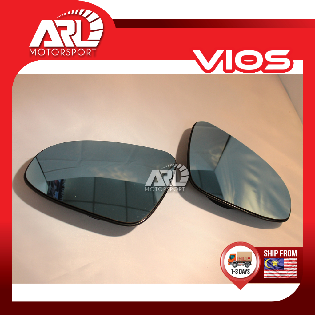 Toyota Vios XP150 NCP150 3rd Blue Side Mirror with LED Signal Lamp LED ...