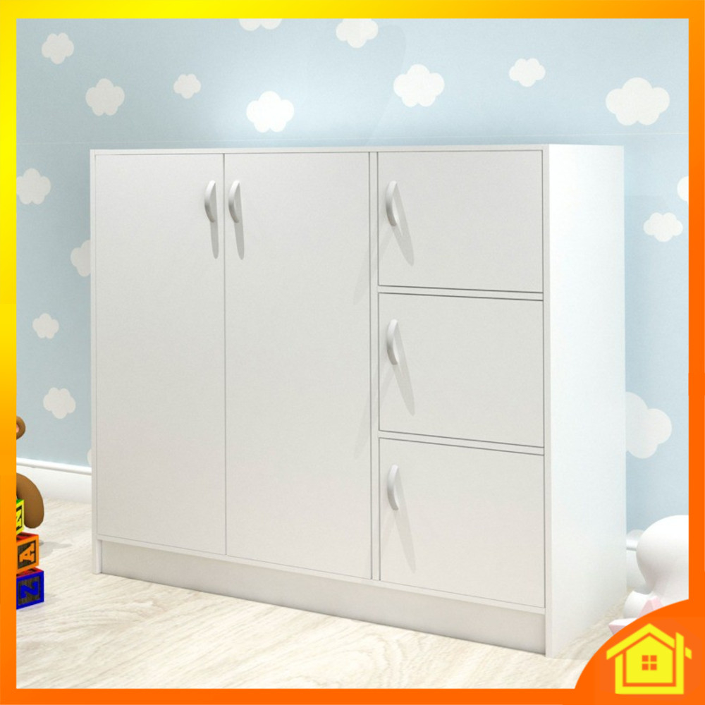 [OneHome] 5 Doors Premium High Quality Wardrobe Cabinet Drawer File ...