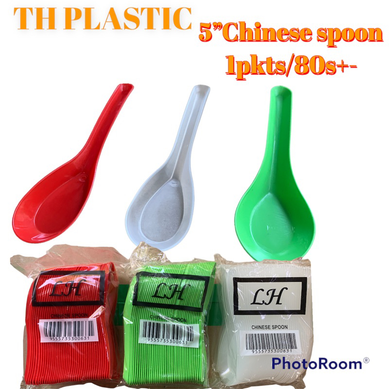 TH-80s-5”CHINESE SPOON COLOUR-Lunch spoon 1pkts/80s | Shopee Malaysia