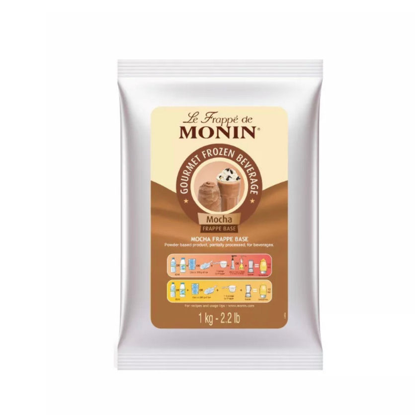 (Ready Stock)MONIN Frappe Base Powder Chocolate Matcha Green Tea ...