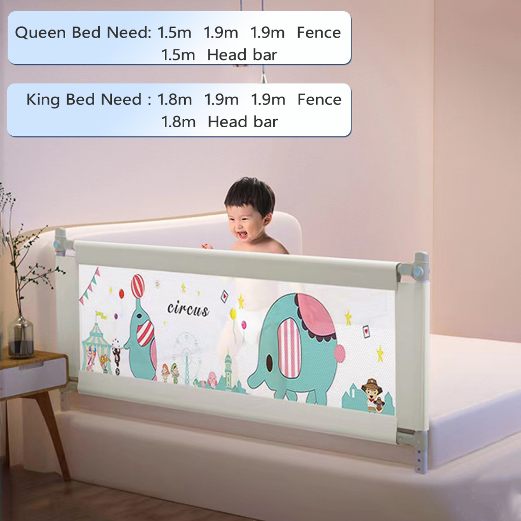 Lifting Baby Bed Fence Safety Kids Safety playpen Bed Gate Guard Kids ...