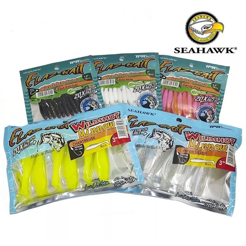 SEAHAWK ELAZ BAIT MINNOW 3" SOFT PLASTIC | Shopee Malaysia