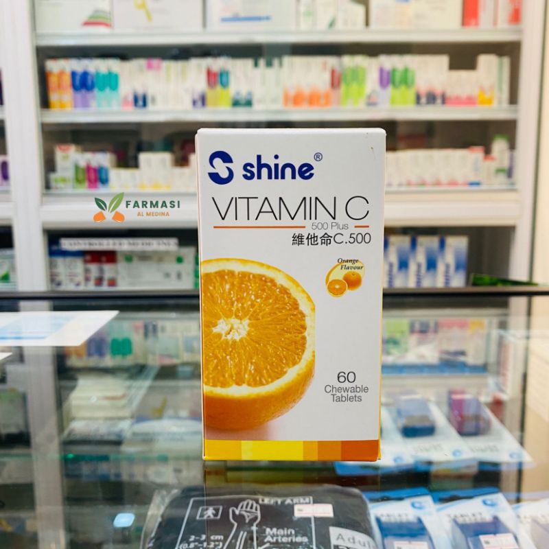 🌿 | shine® VITAMIN C 500 Plus 🍊 Orange Flavour ( 60 chewable tablets ...