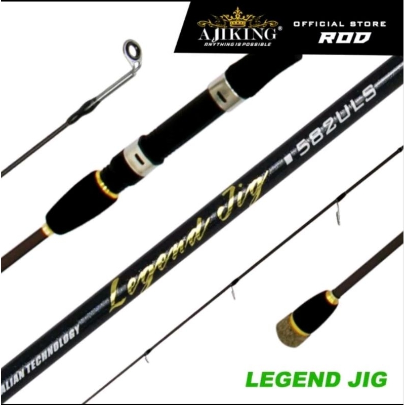 CLEARANCE SALES (5.8ft) JORAN PANCING ULTRALIGHT AJIKING LAGEND JIG ...