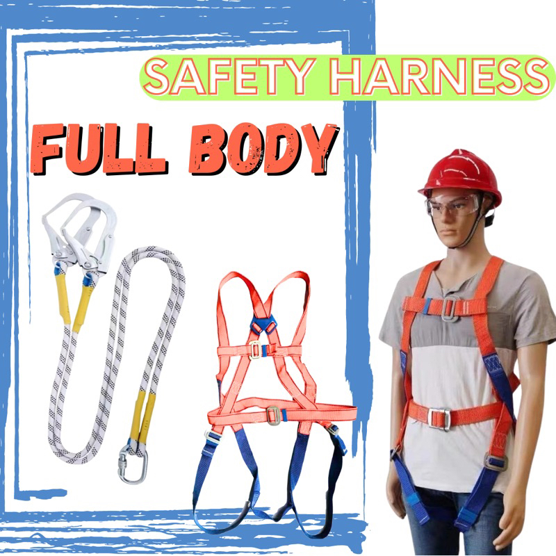 (FULL BODY) Safety Harness / Safety Belt / High Altitude Safety Belt ...