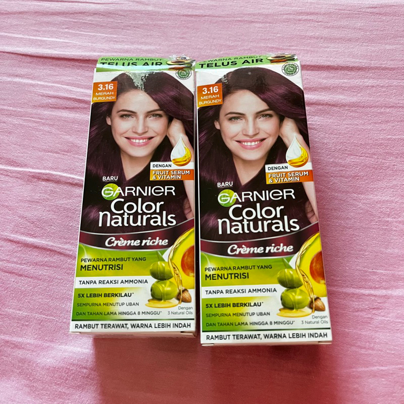 READYSTOCK Garnier Color Naturals Crème Riche 3.16 Merah Burgundy Red ...