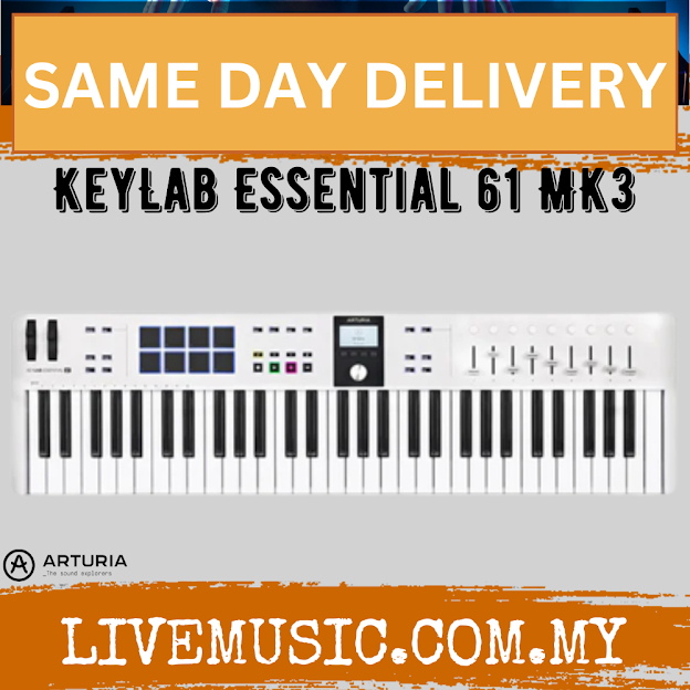 *SAME DAY DELIVERY* Arturia KeyLab Essential 61 MK3 Keyboard Controller ...