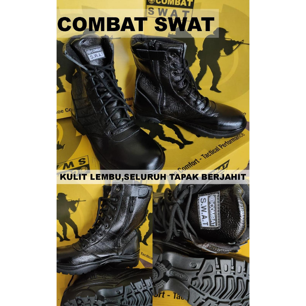 Kasut SWAT Alpha Fury Tactical Operasi Outdoor Boots MAGNUM DELTA ...