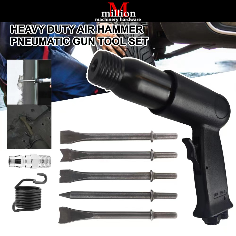 Air Hammer Pneumatic Gun Tool Set Handheld Pistol Gas Shovel Heavy Duty ...