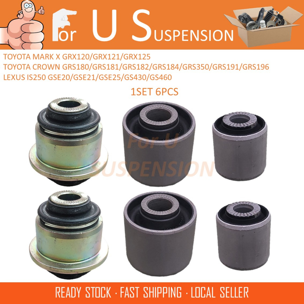 1SET 6PIECES !!! TOYOTA MARK X GRX120 / LEXUS IS250 / TOYOTA CROWN ...