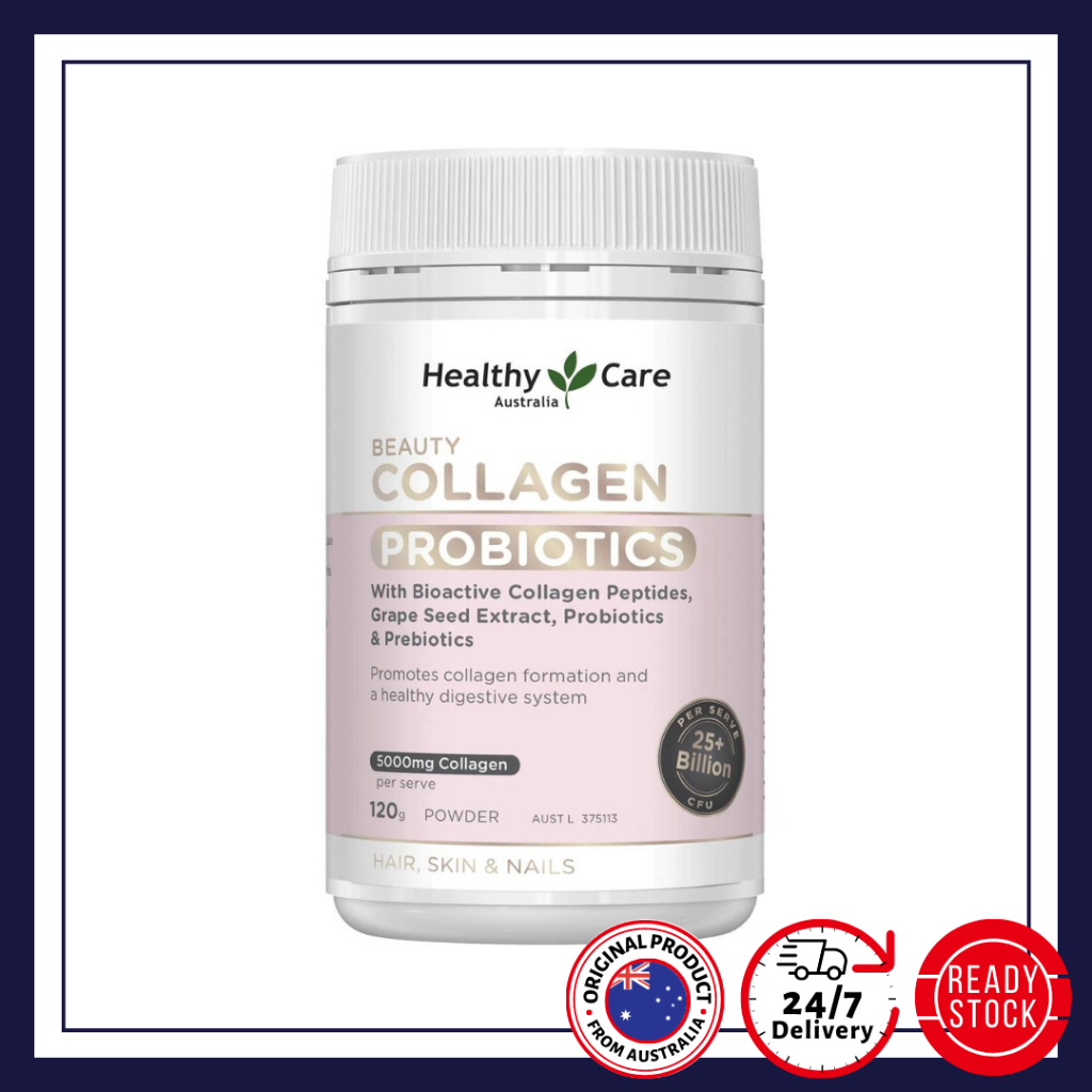[READY STOCK] Healthy Care Beauty Collagen Probiotics 120g Powder Exp ...