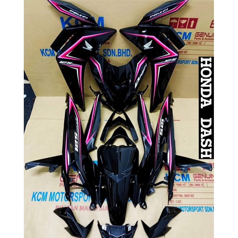 COVERSET HONDA DASH 110/125 V1 V2 V3 V4/V5 CUSTOM STICKER | Shopee Malaysia