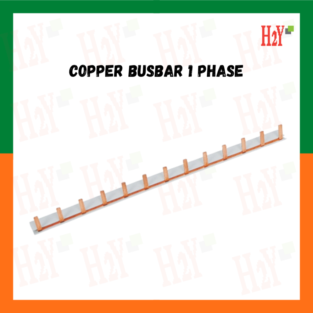 ISOLATED COPPER BUSBAR 1 PHASE FOR MCB | Shopee Malaysia