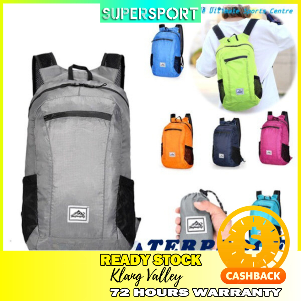 20L Foldable Travel Bagpack Beg Hiking Bag Pack Small Backpack ...
