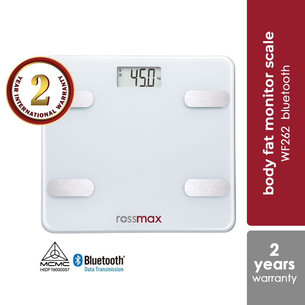 ROSSMAX Glass Personal Scale – Body Fat Monitor Model WF260 WF 260 / WF ...