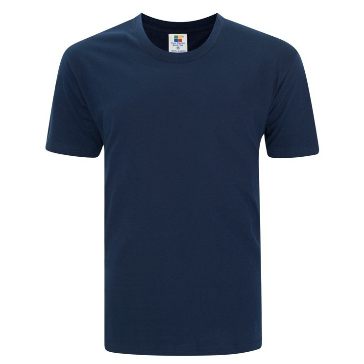 FOURSQUARE Basic Short Sleeve Round Neck 100% Cotton Plain T-Shirt ...