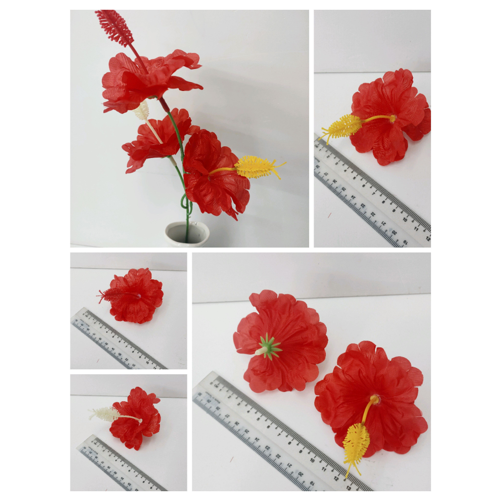 ( HH 1958 ) bunga raya hibiscus /bunga merdeka untuk sanggul melintang ...