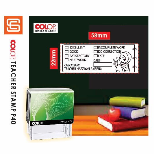 COLOP P40 TEACHER STAMP | Shopee Malaysia
