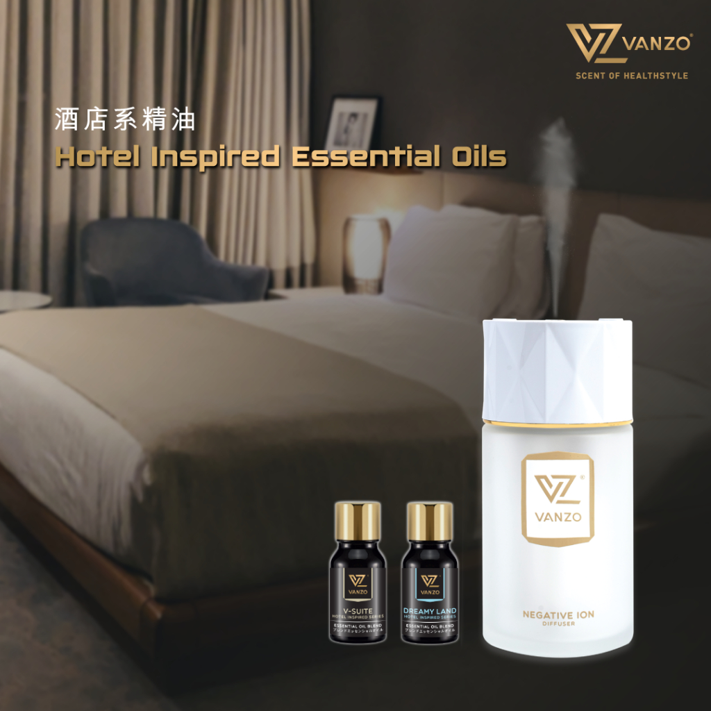 VANZO Negative Ion Aroma Diffuser 250ml (White) | Shopee Malaysia